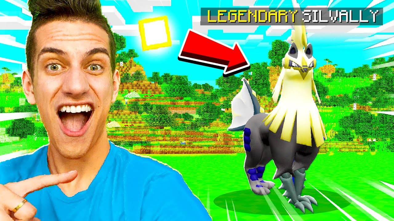 MEGA EVOLVLING SECRET SHINY LEGENDARY POKEMON in MINECRAFT! - YouTube