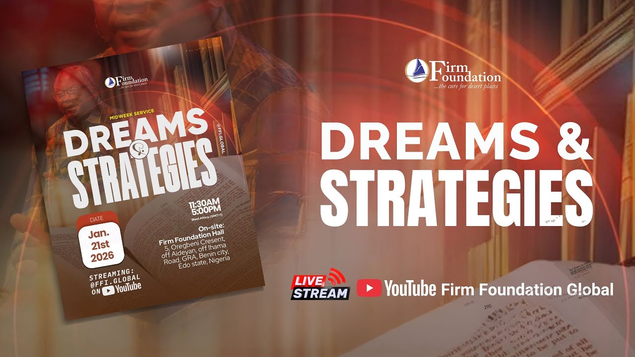 Dreams & Strategies | Midweek Service | Jan 21st, 2025 11:30 AM - YouTube