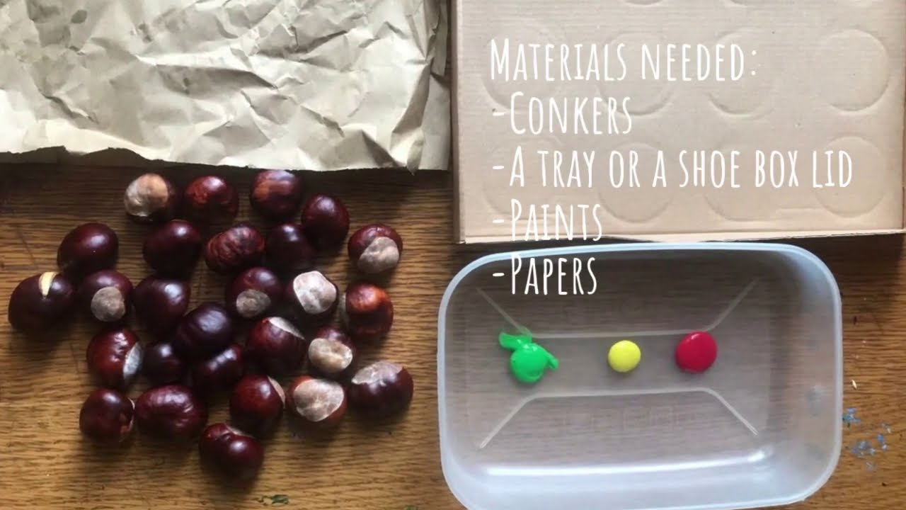 Conkers Rolling Art - YouTube