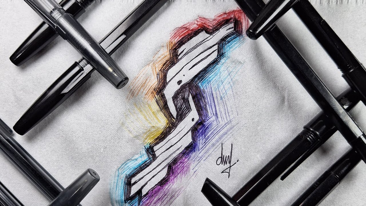 MENCOBA MENGGAMBAR DIATAS TISU.. HOW RO DRAW ON TISU..#drawing #art ...