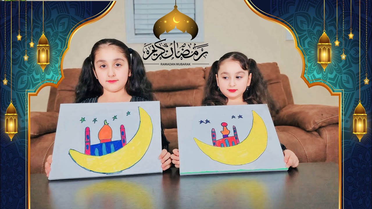 Learn How to Draw a Beautiful Crescent Moon for Ramadan – Step-by-Step ...
