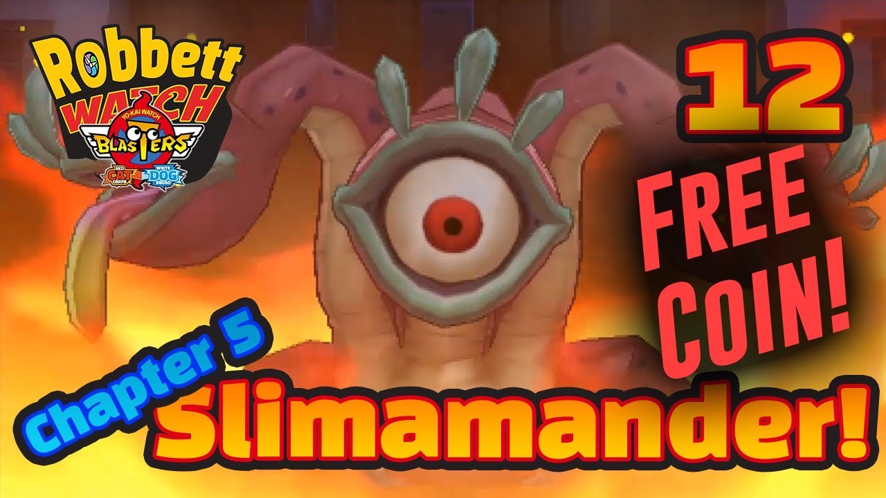 Yo-kai Watch Blasters #12: Noko and Slimamander! FREE SPECIAL COIN ...