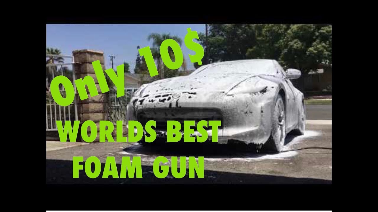WORLDS BEST FOAM GUN (ONLY 10$) - YouTube
