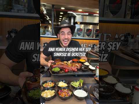 Ana yemek dışında her şey sınırsız ve ücretsiz!