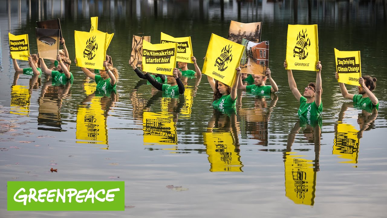Greenpeace Protest gegen #IAA21 - YouTube