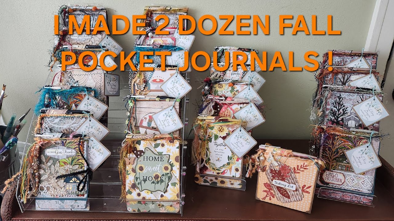Fall Pocket Journal-Batch Making! Part 1 - YouTube