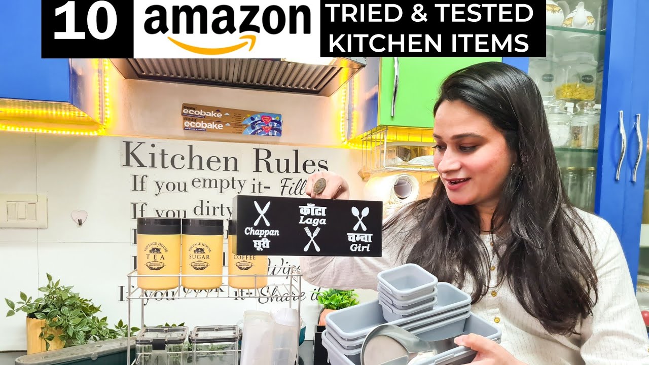 10 Amazon Best BUY KITCHEN products | Tried and Tested Kitchen Items ...