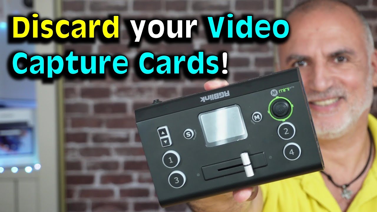 THROW AWAY YOUR CAPTURE CARDS! RGBLink Mini pro video switcher does it ...