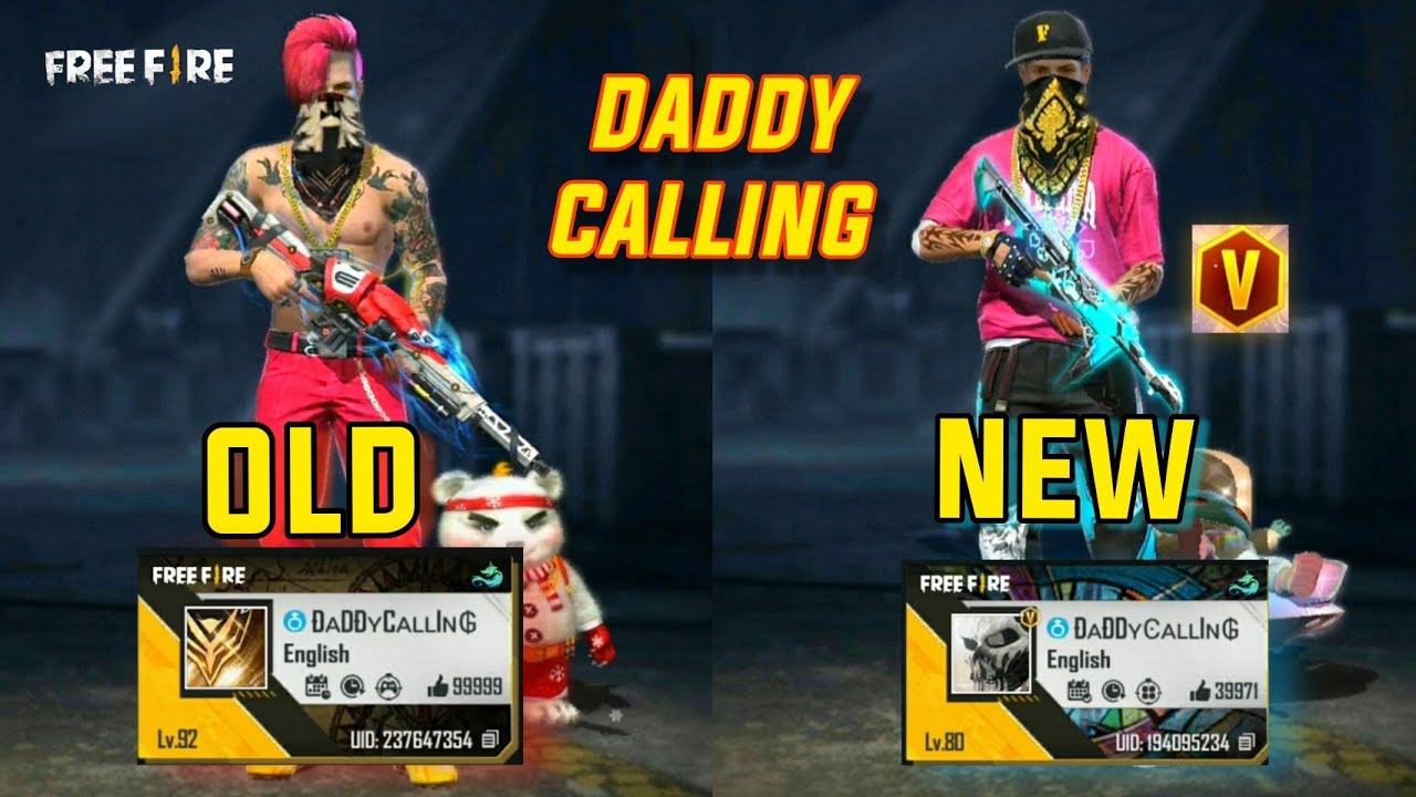 Daddy Calling New id | Daddy Calling Free Fire New id🔥 Daddy Calling ...