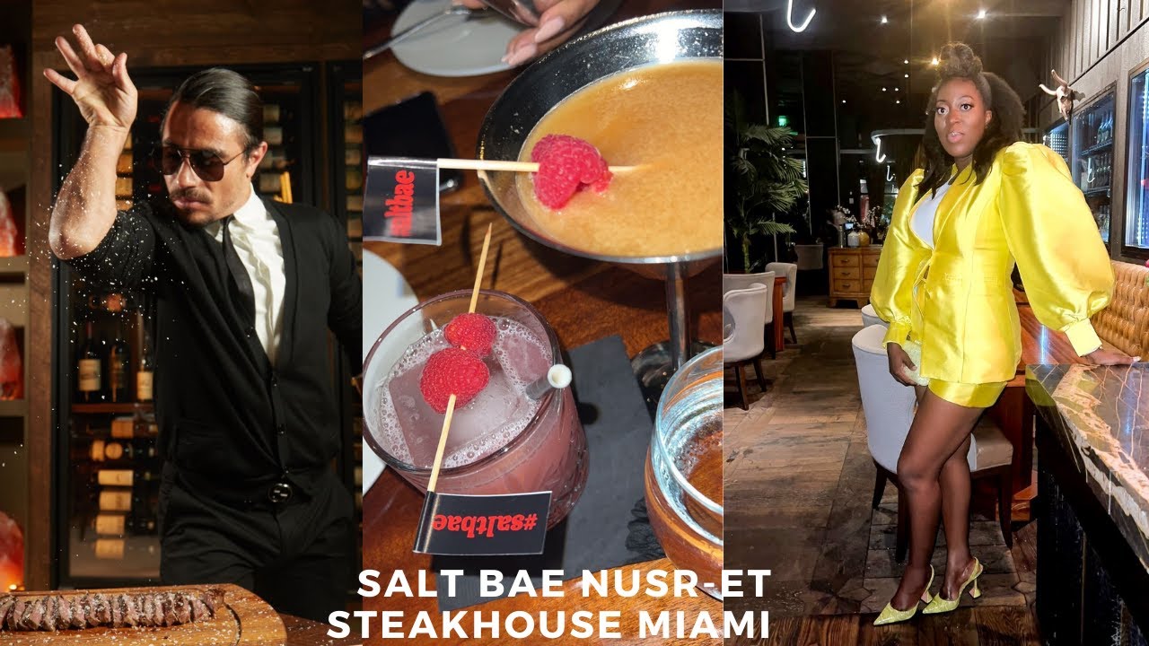 Miami Travel Vlog - Salt Bae Nusret Steakhouse Miami Experience | Best ...