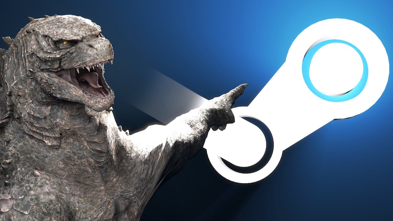 Godzilla vs Steam - YouTube