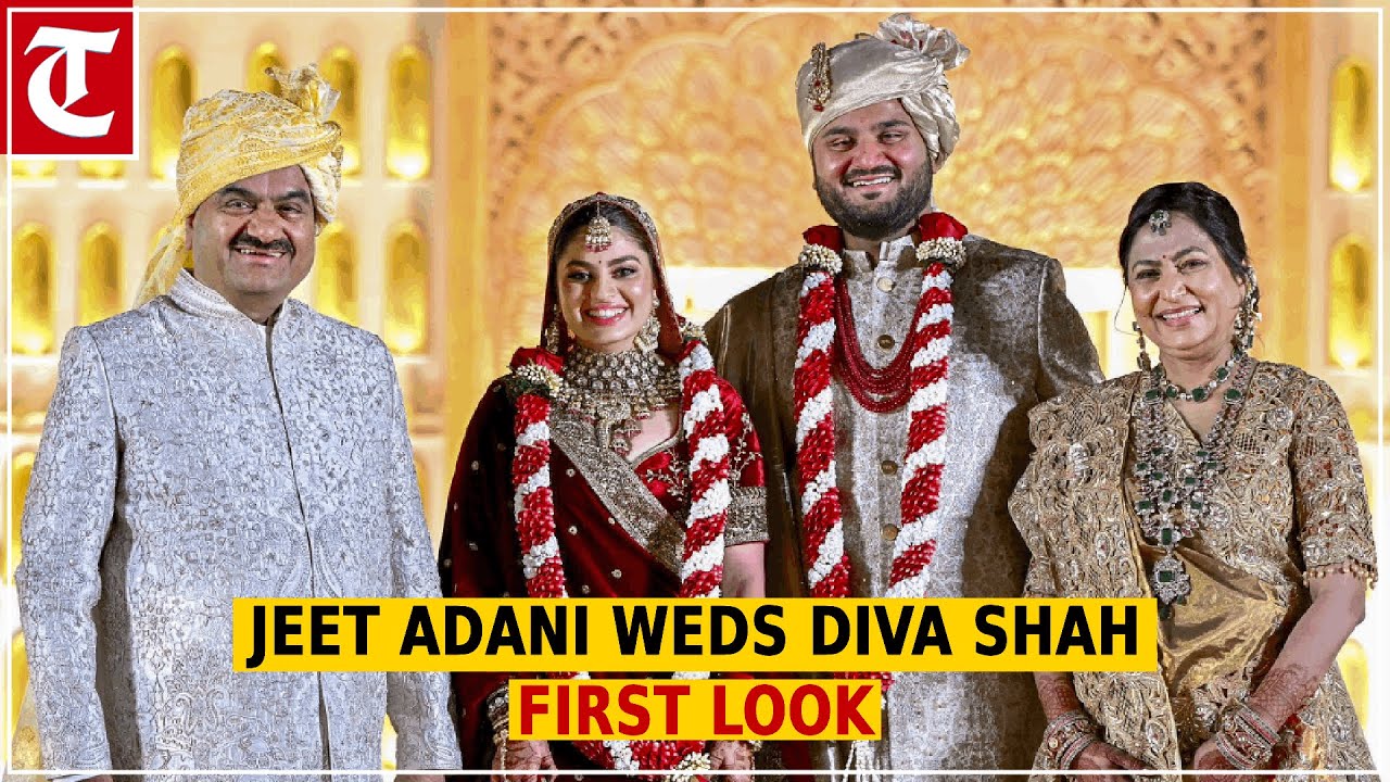 Gautam Adani’s Son Jeet Weds Diva Shah in a Traditional Ceremony - YouTube