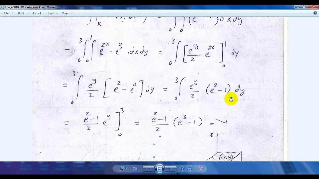 application of double integrals part 3 - YouTube