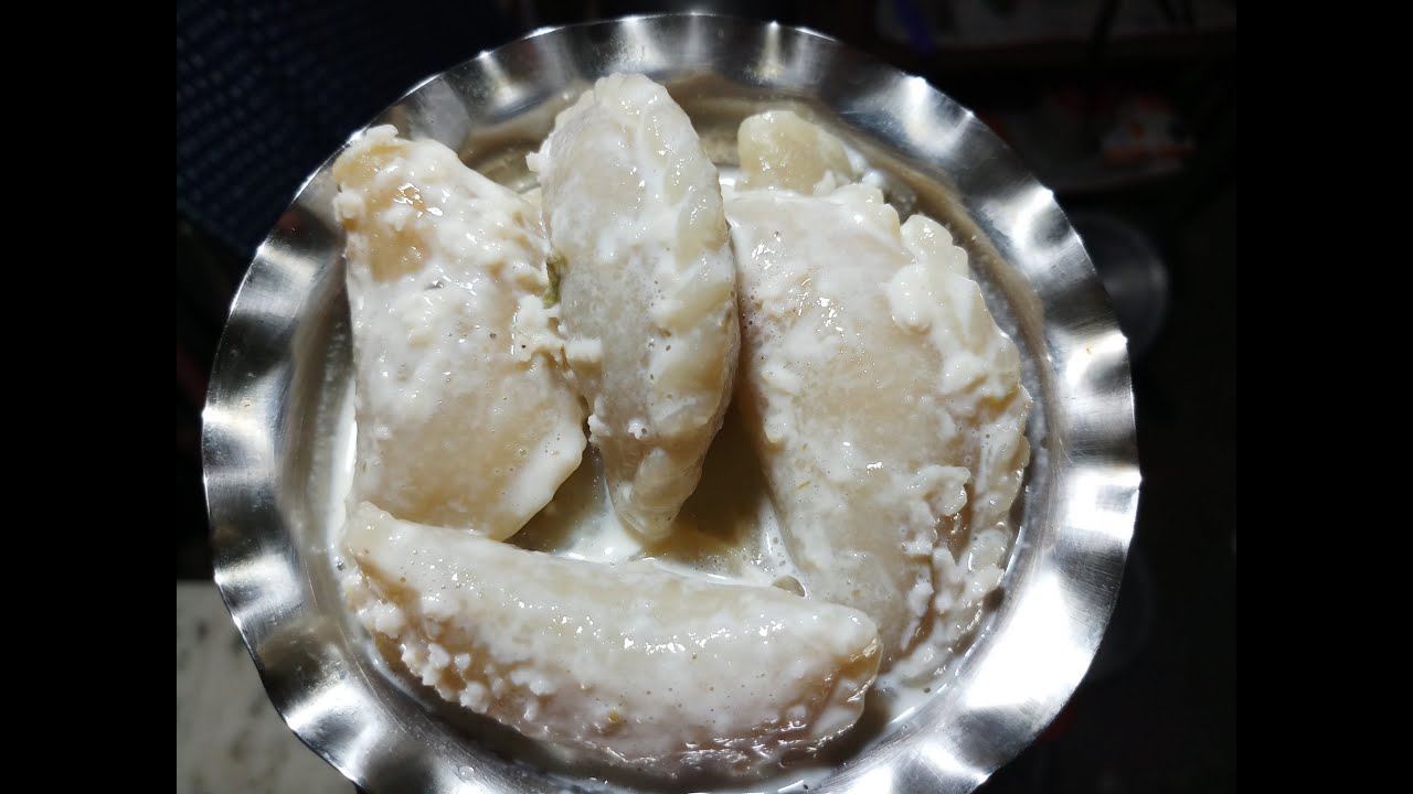 Dudh puli pitha recipe,on induction cooker - YouTube