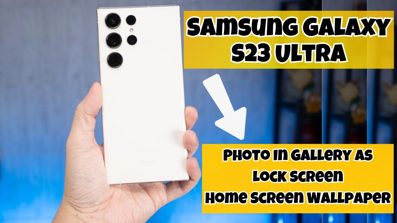 Set A Picture or Photo In Gallery As Lock Screen/Home Screen Wallpaper ...