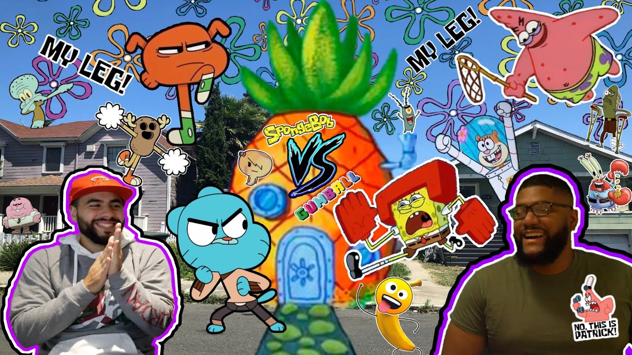 Spongebob vs Gumball. Rap Battle! (CMRB #5) - Reaction - YouTube