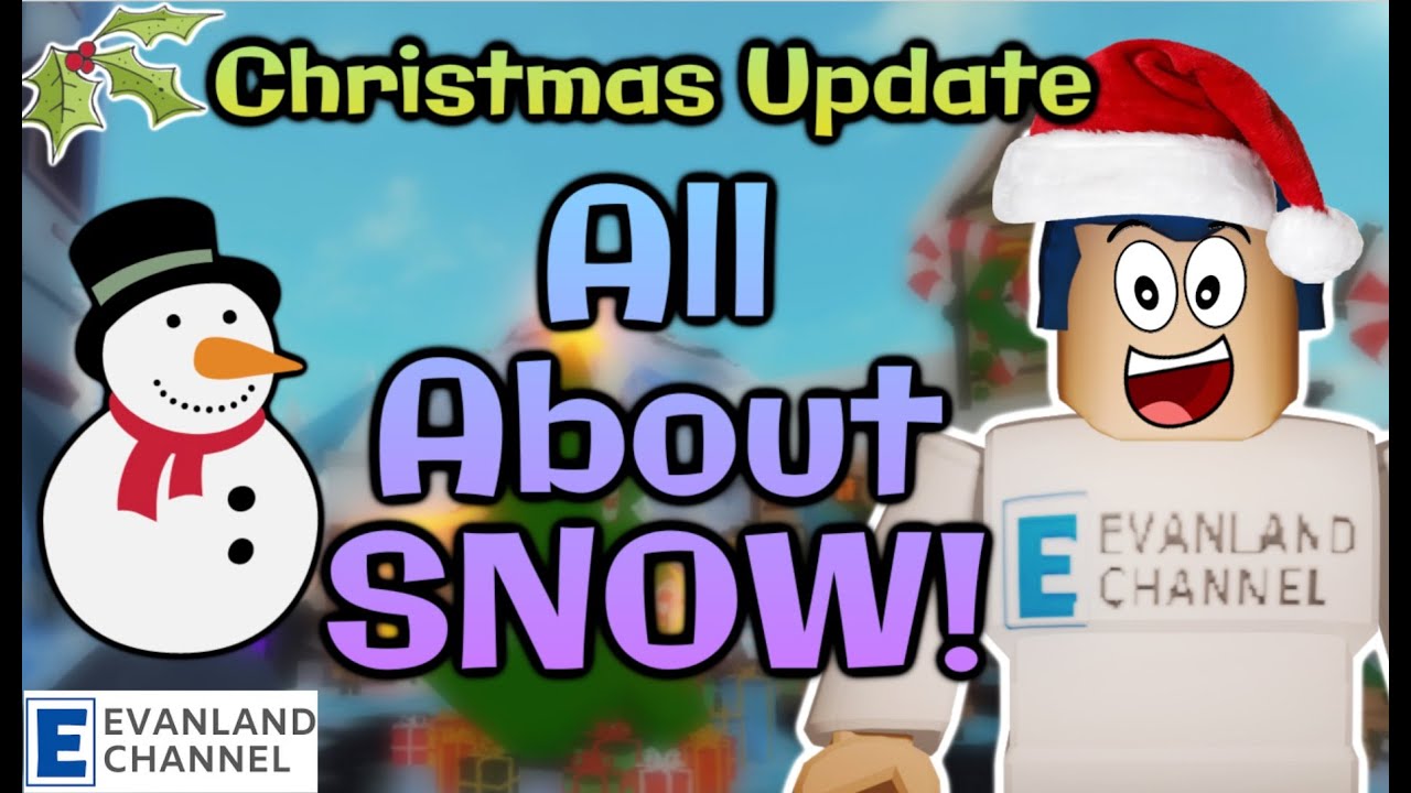 HOW TO GET SNOW CHRISTMAS UPDATE ROBLOX ISLANDS || Evanland Channel ...