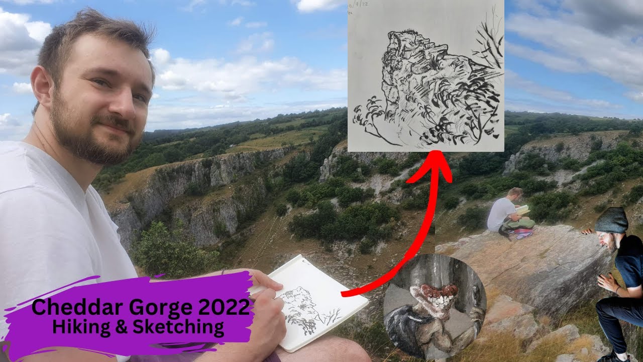 Cheddar Gorge - Hiking & Sketching Trip - YouTube