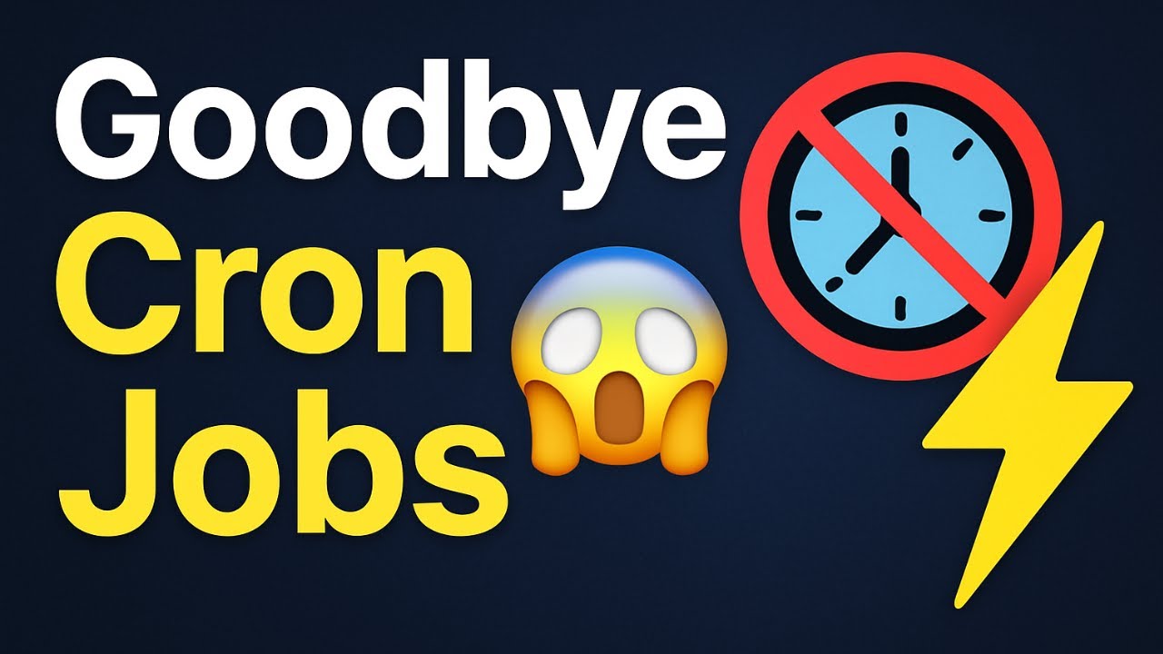RIP Cron Jobs in 2025 💀 | Real-Time CDC Has Taken Over 🚀 - YouTube