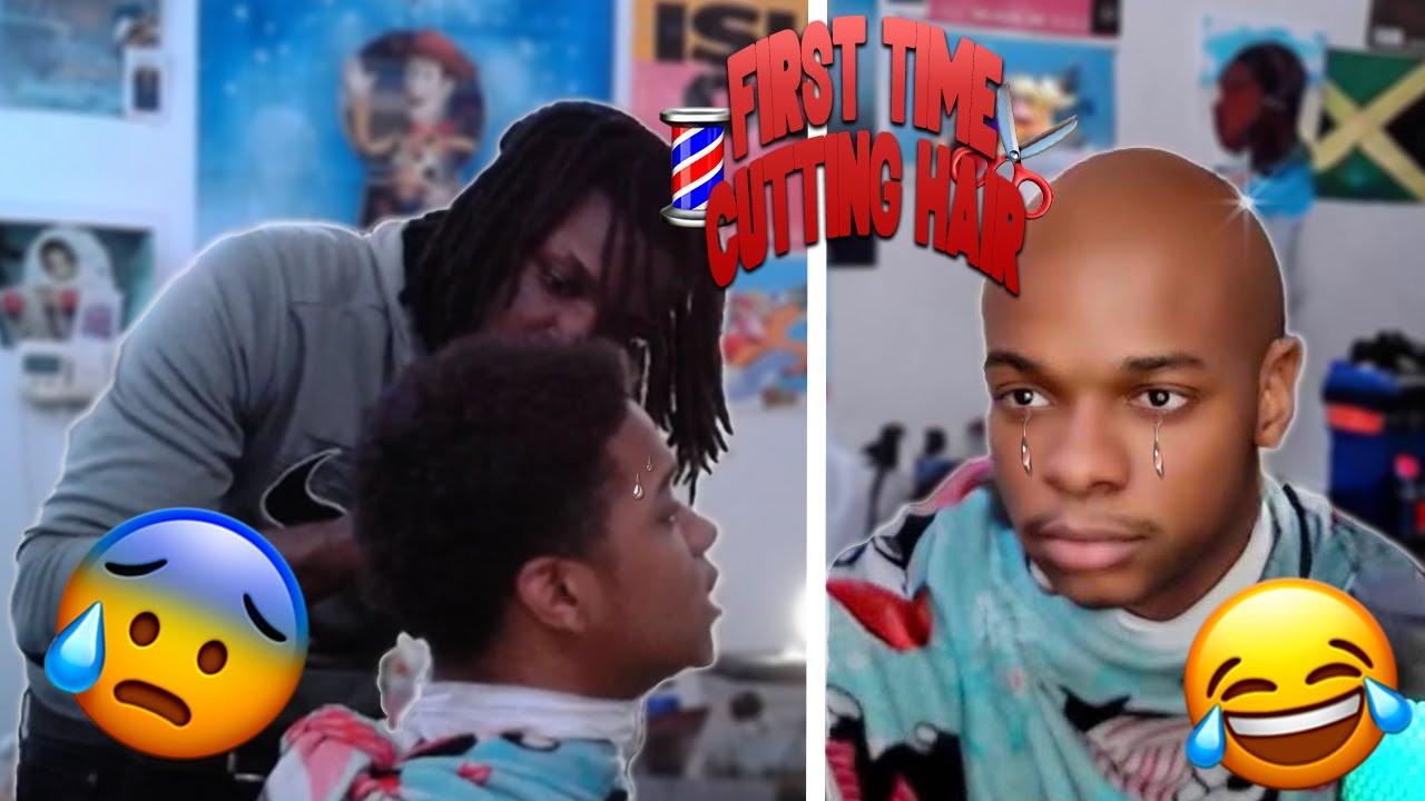 I CUT MY HOMIE HAIR FOR THE FIRST TIME! (WE DID BAD!😱) - YouTube
