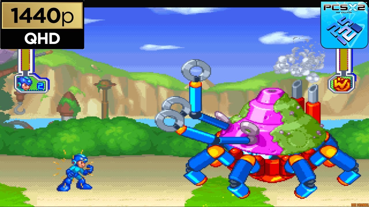 Mega Man Anniversary Collection PS2 Gameplay HD (2004) pcsx2 setup ...