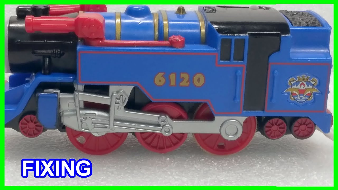 Trackmaster Belle Missing rubber Tyres & new gear - YouTube
