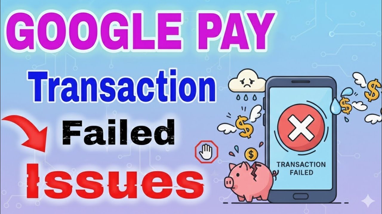 Google pay transaction failed issues || tez || - YouTube