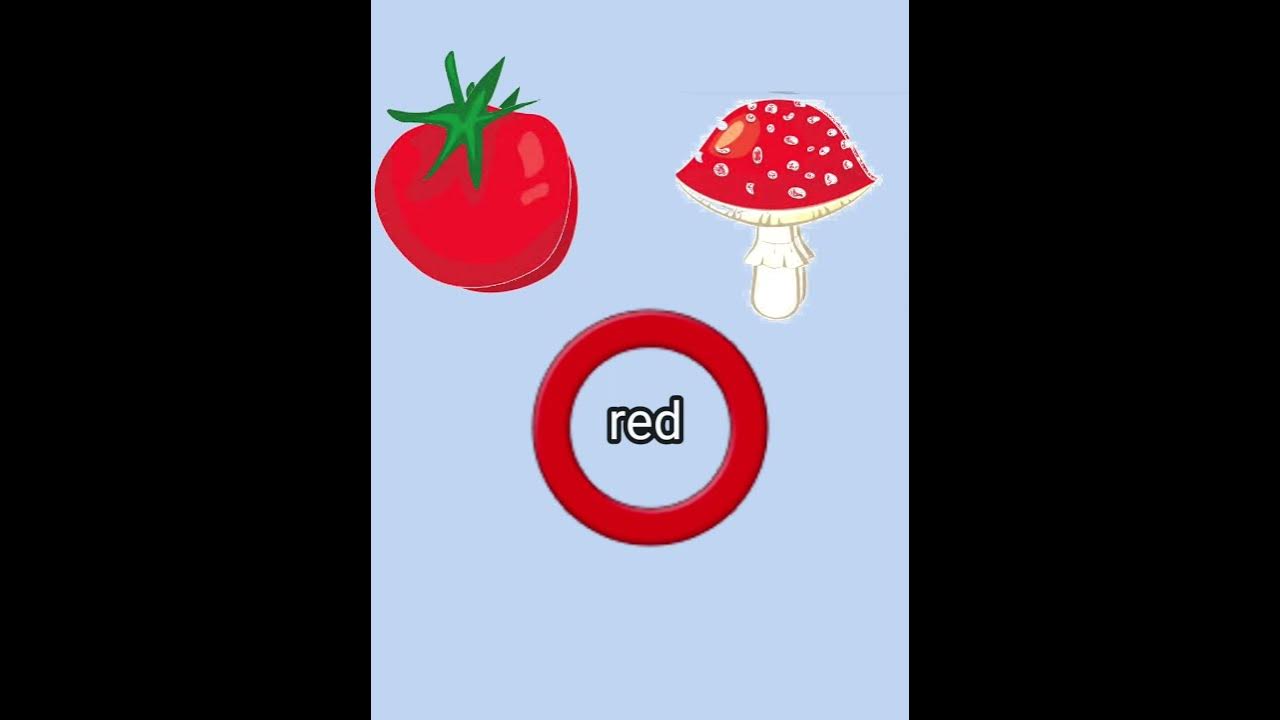 learning red colour - YouTube