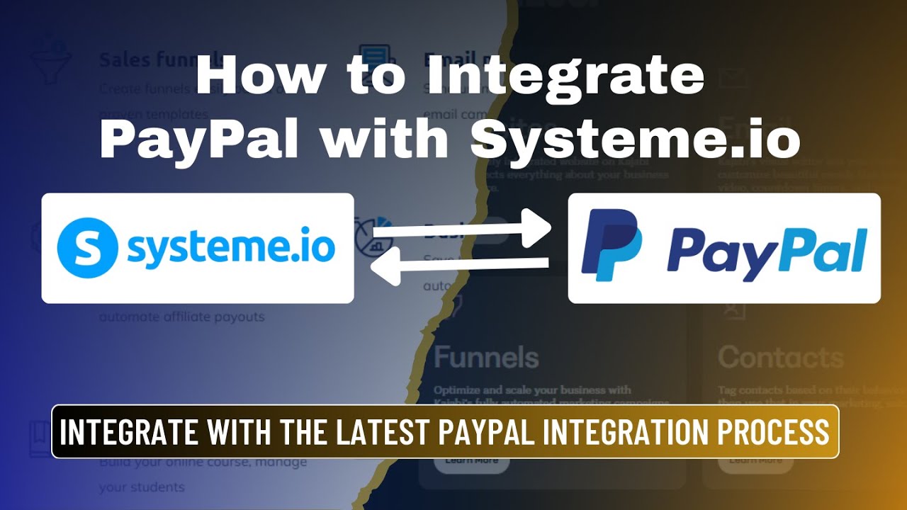 How to integrate systeme.io with PayPal | How to set up payments on ...