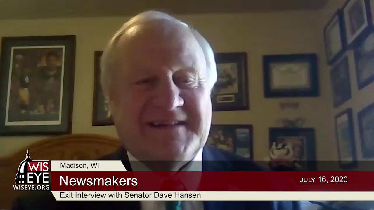 Newsmakers: Exit Interview with Sen. Dave Hansen - YouTube
