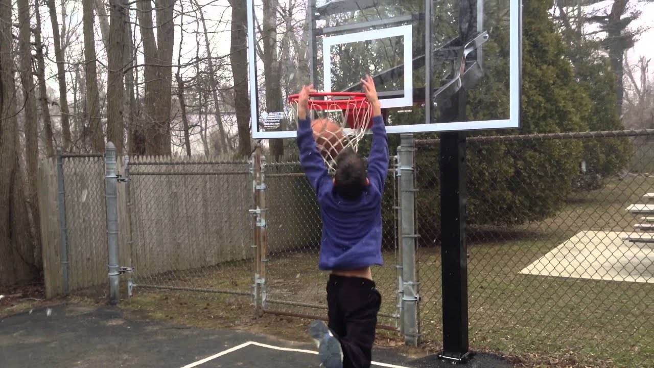 Epic Dunk Montage with super small hoop from 2 years ago - YouTube