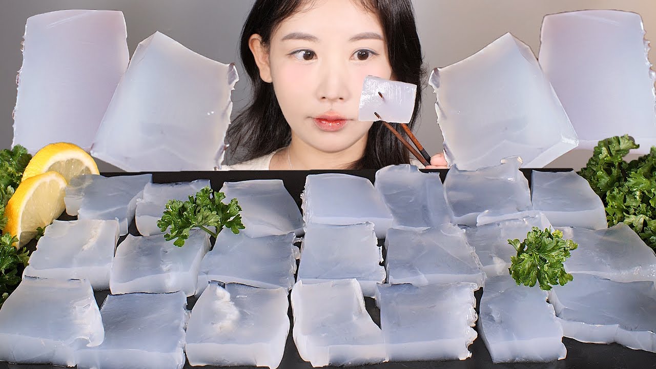 무빙을 보다가...🐟 개복치 먹방 Giant Sunfish[eating show] mukbang korean food - YouTube