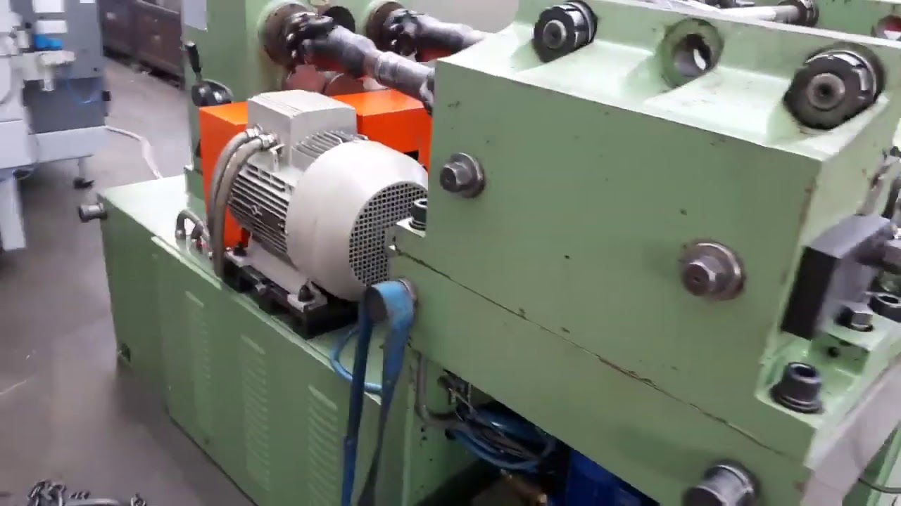 Used ORT RP30U Thread rolling machine - YouTube