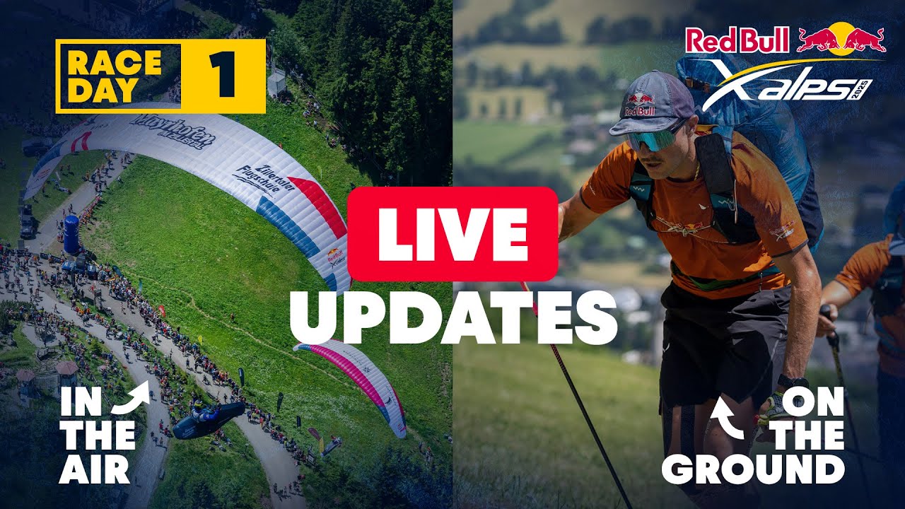 Red Bull X-Alps 2025 Race Start - YouTube