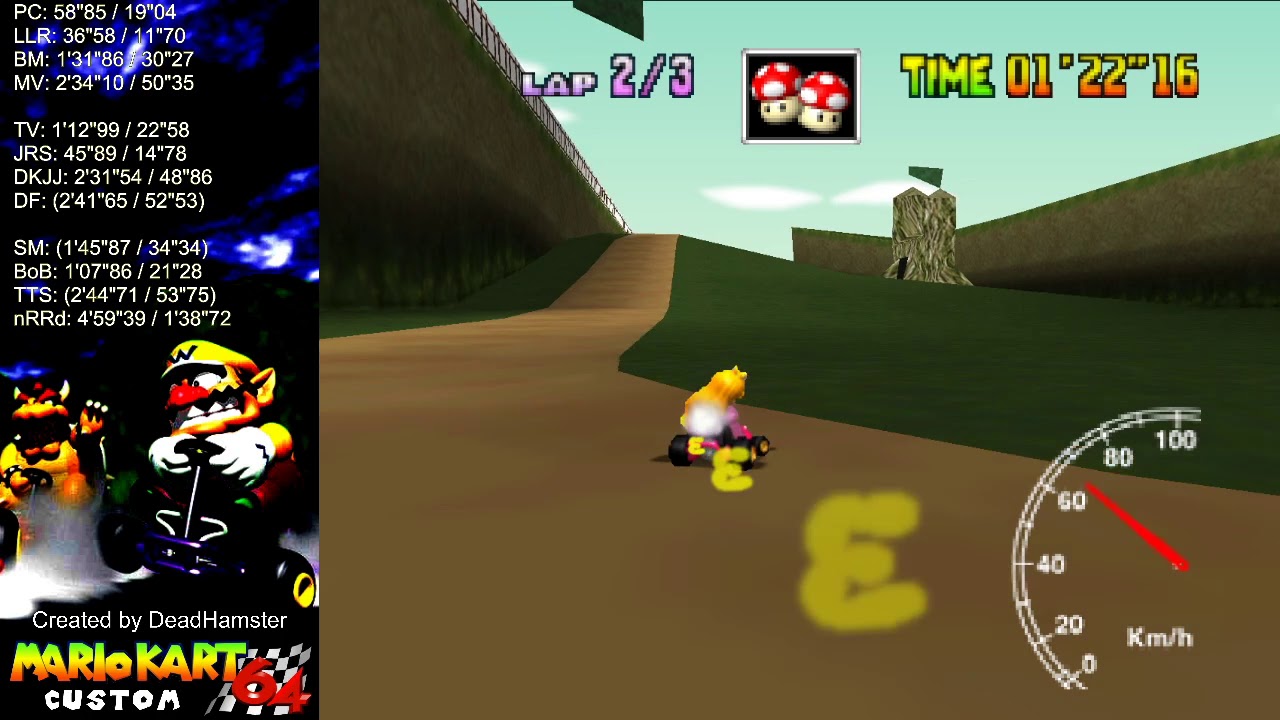 MK64 Custom tracks: Deku Forest 3lap - 2'41"15 - YouTube