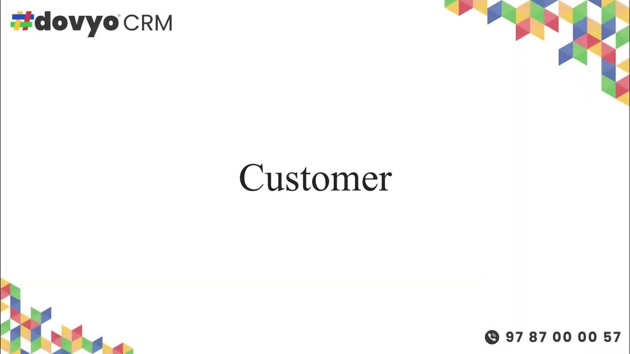Elevate Your Understanding Of Customer Creation In dovyo CRM (English) - YouTube