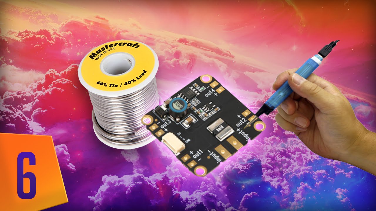 6. HK Micro APM Kit| Soldering the PDB - YouTube
