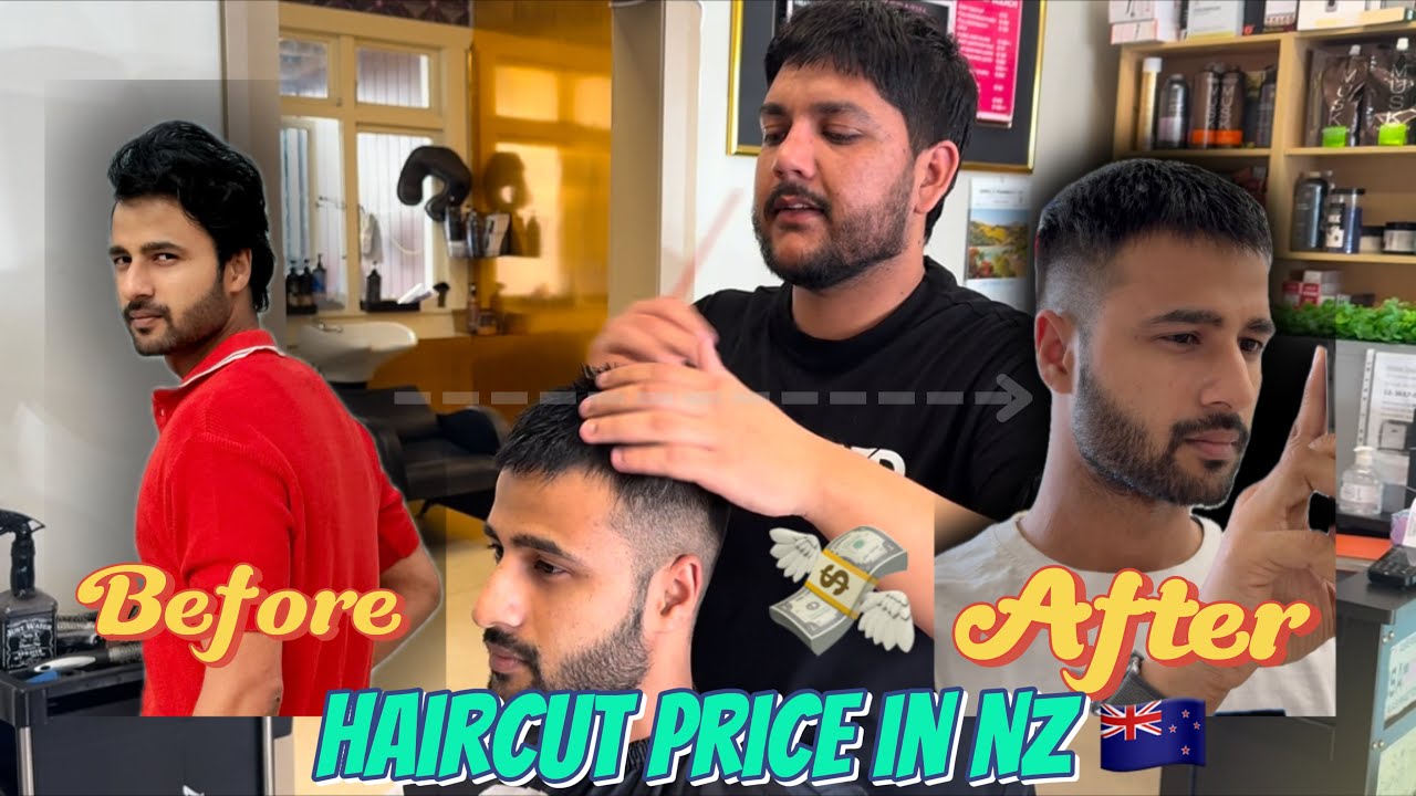 First time haircut in New Zealand 🇳🇿 || Haircut price in NZ🇳🇿 - YouTube