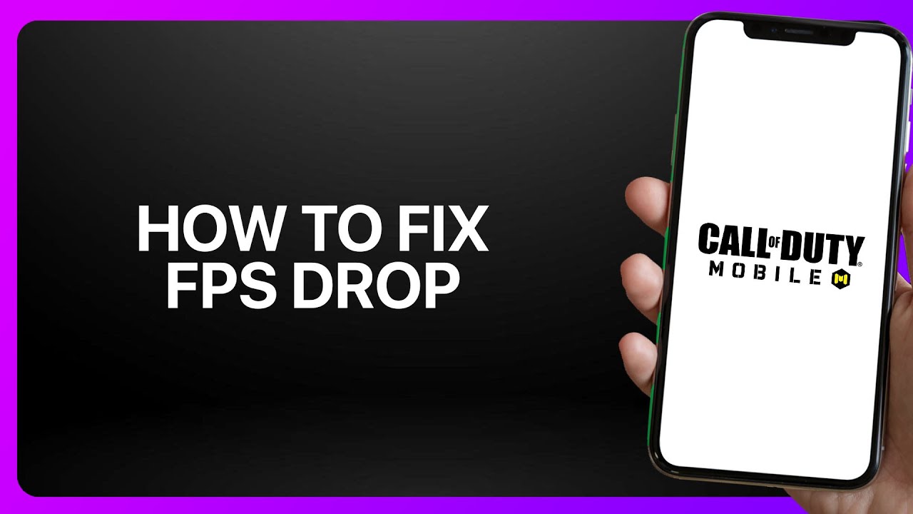 How To Fix FPS Drop In Call Of Duty Mobile 2025! Tutorial - YouTube