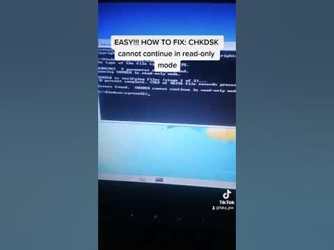 EASY MORE!!! HOW TO FIX: CHKDSK cannot continue in read-only mode - YouTube