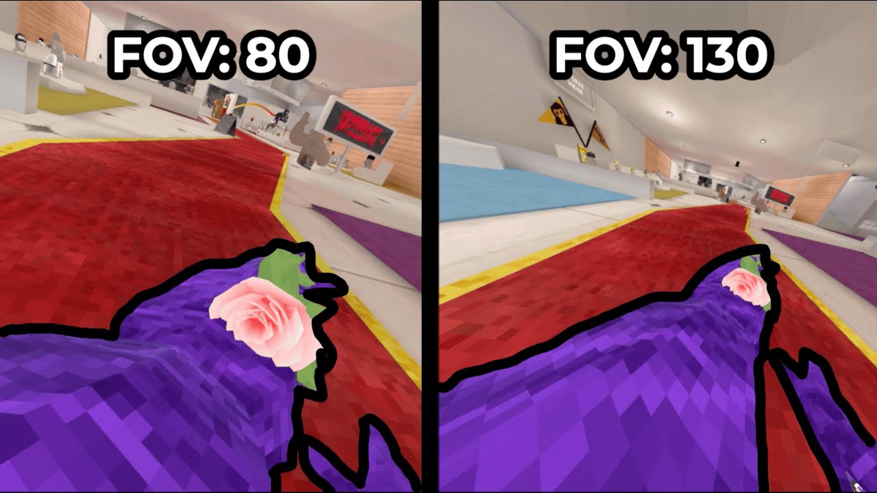 Seeing What my Run Looks like on 80 FOV and 130 FOV - YouTube