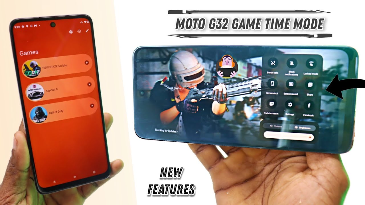 Moto G32 Game Time Mode Newly Added Gaming Features - YouTube