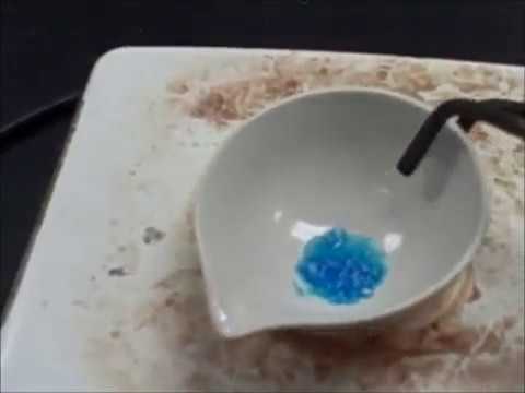 Copper (II) sulfate pentahydrate - Mr Pauller - YouTube