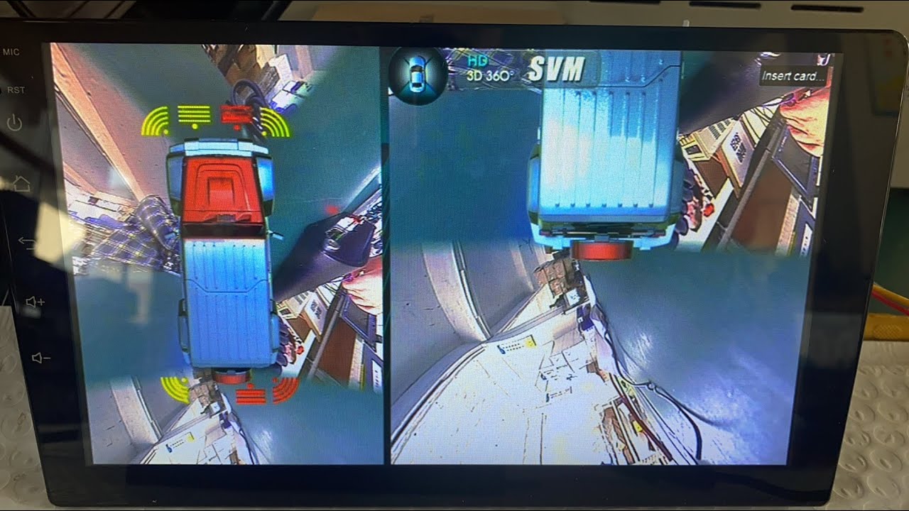 360 AVM camera system with parking sensor function/3D version and ...