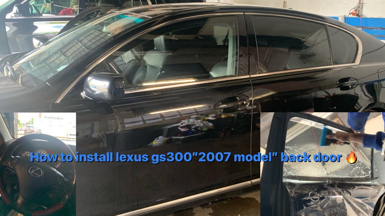 Window Tinting : How to tint windows on 2007 Lexus Gs300 - YouTube