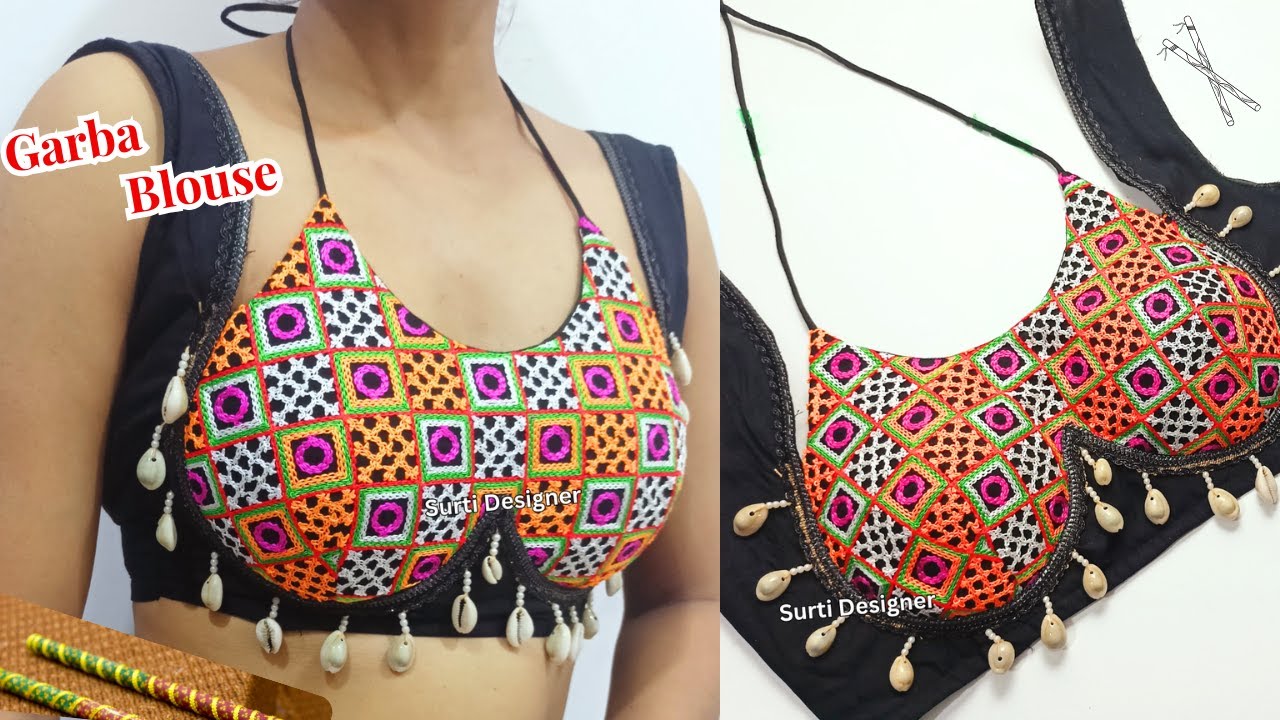 Garba Dress Blouse Design | Garba Blouse Cutting and Stitching | Garba ...