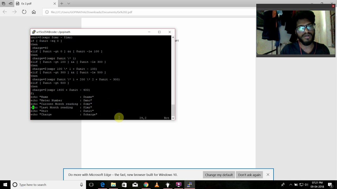 unix lab 2 - YouTube