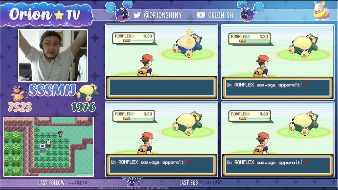Jimss : Shiny Ronflex/Snorlax| [RFTQ] | Pokemon Vert feuille | #7 - YouTube