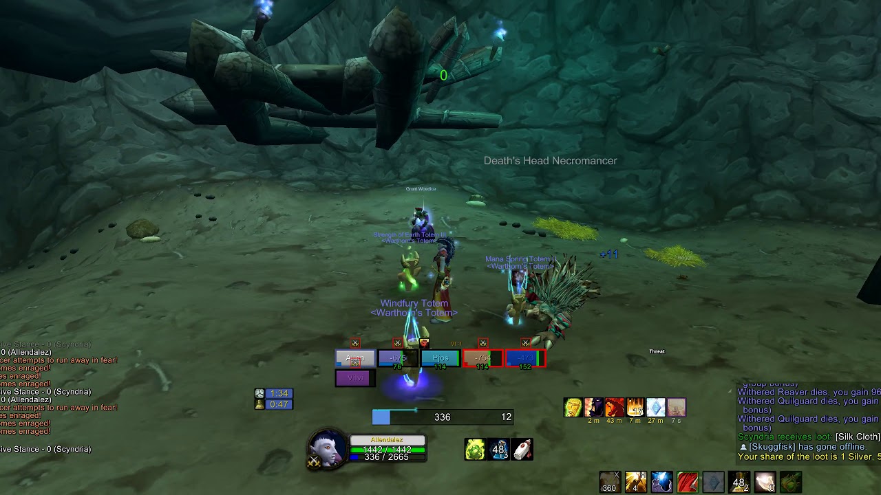 Clip of me healing some in RFD, Classic World of Warcraft! - YouTube