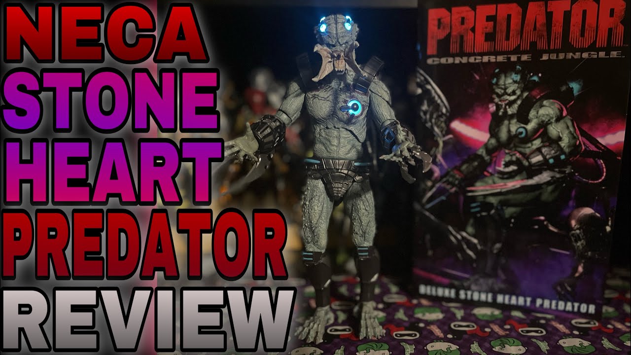 NECA Stone Heart Predator Review - YouTube
